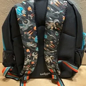 smiggle | Accessories | Space Adventure Kids Backpack Black And Orange ...